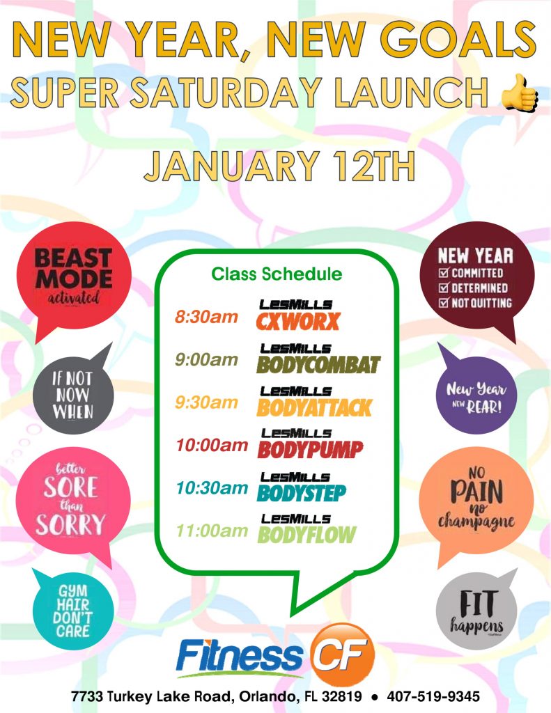 Join Us For Our Les Mills Launch Party - Fitness CF Orlando FL